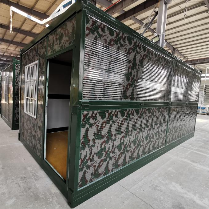 Temporary Folding Construction Site Huts Prefabricated Container Office