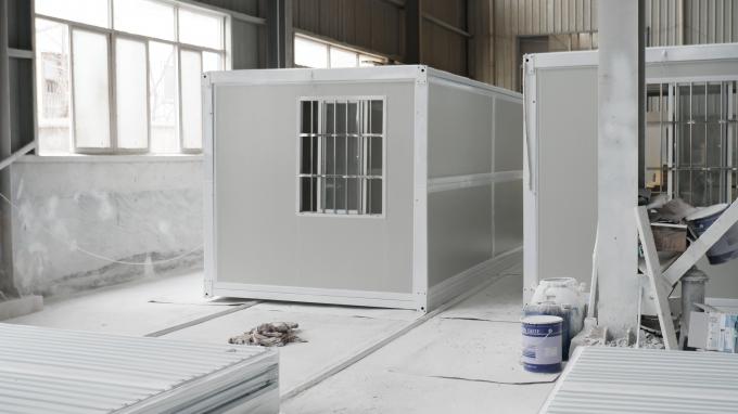 Galvanized Steel Prefabricated Portable Site Office Cabin Huts OEM
