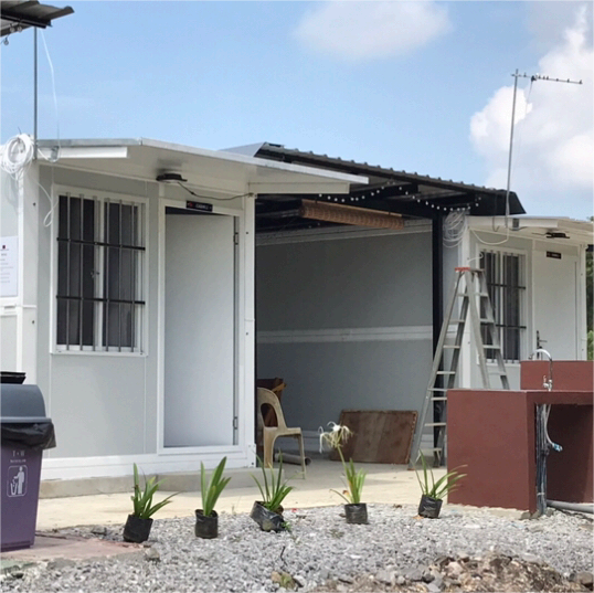 Demountable Prefabricated Site Office Building High Strength