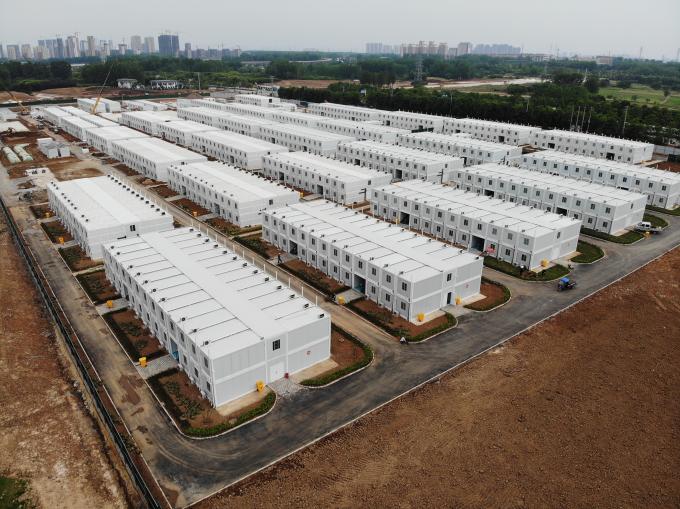 Anticorrosion Prefabricated Container Office Temporary Site Sheds ...