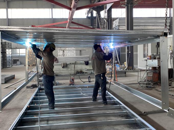 Towable Foldable Prefab Construction Site Sheds Office