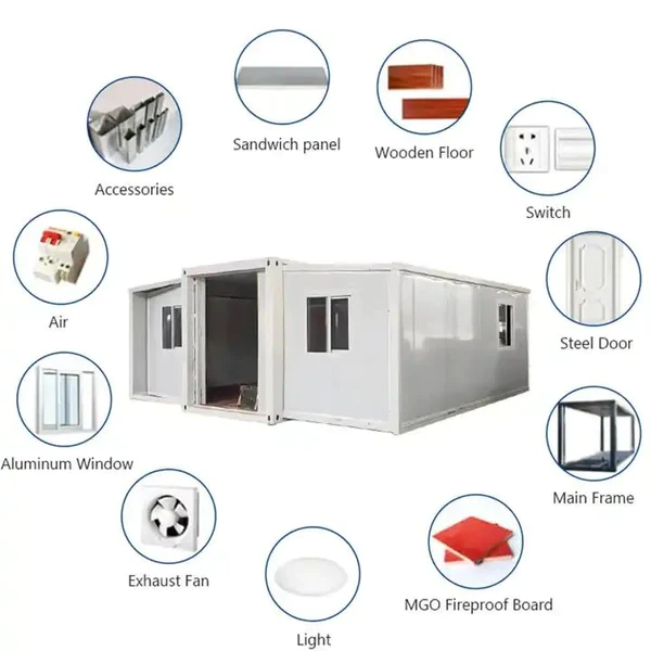 Electric Heating Expandable Prefab House Prefabricadas Easy Assemble ...