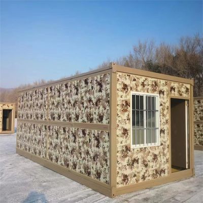 Temporary Folding Construction Site Huts Prefabricated Container Office