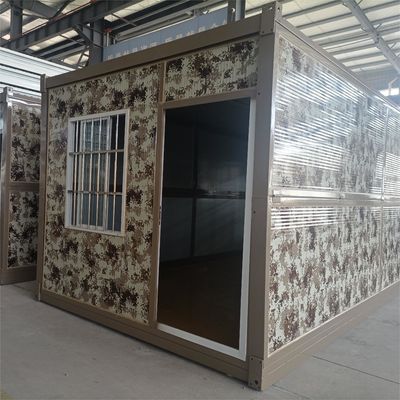 Temporary Folding Construction Site Huts Prefabricated Container Office