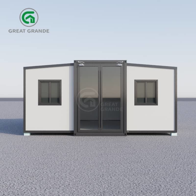 20FT Collapsible Container Homes Expandable Prefab House for Easy Transportation