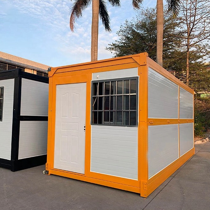 Folding Demountable Site Sheds Prefab Portable Site Office With Bathroom