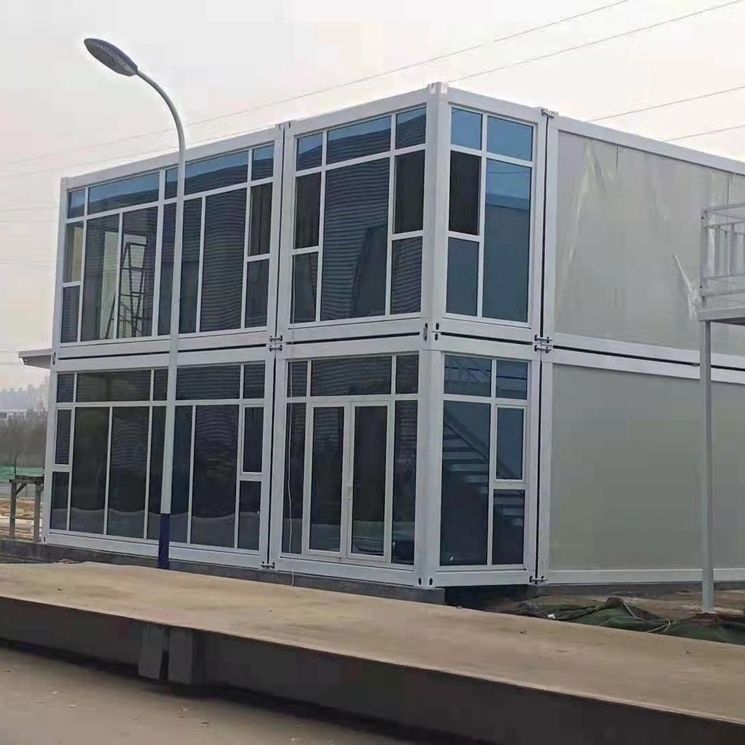 Towable Foldable Prefab Construction Site Sheds Office