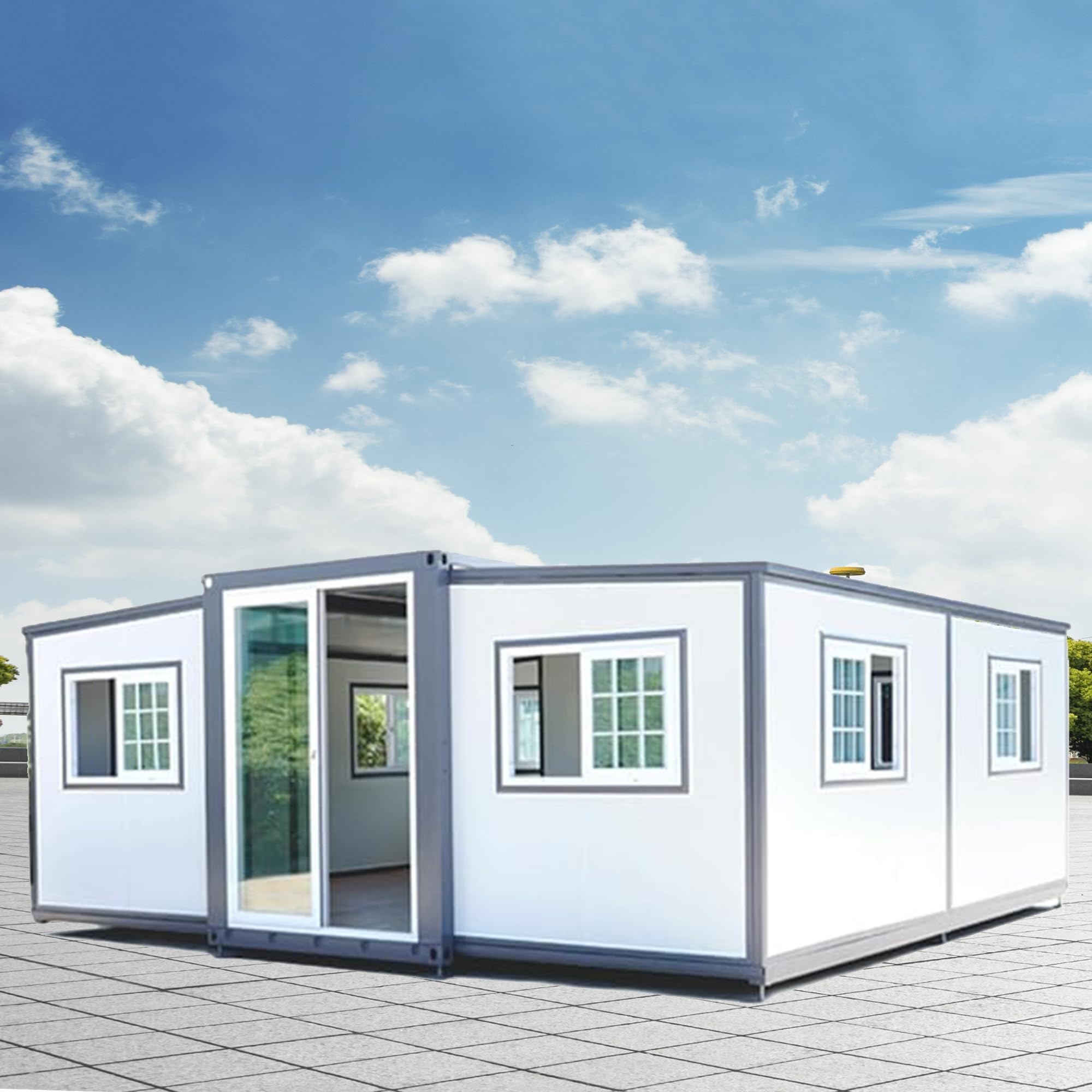 20FT Prefab Portable House Manufacturer Prefab Housinge EPS Sandwich ...