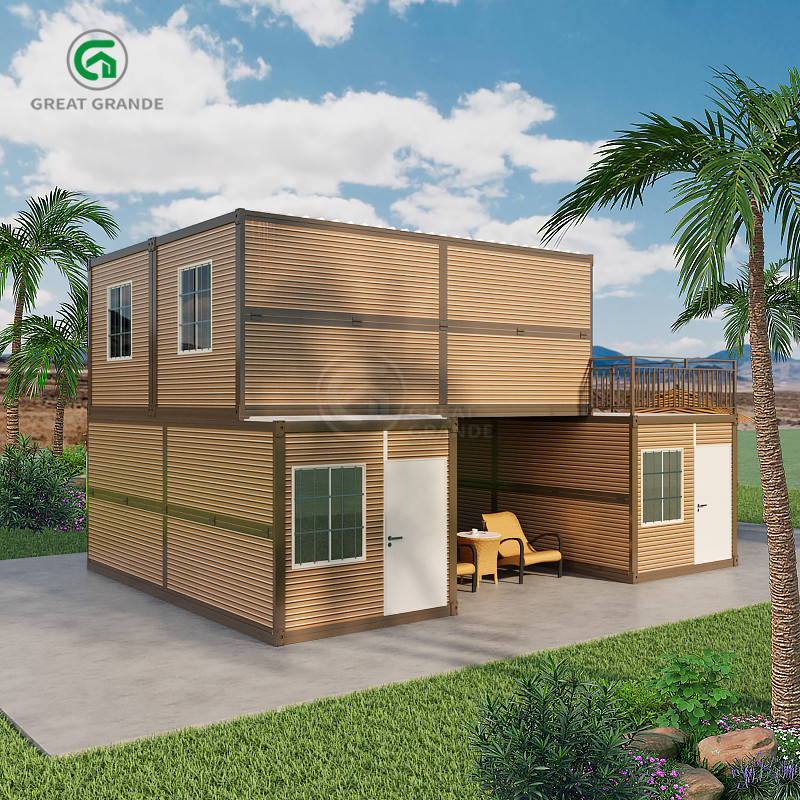 Customization Of Container Folding Homes For Trade Fairs